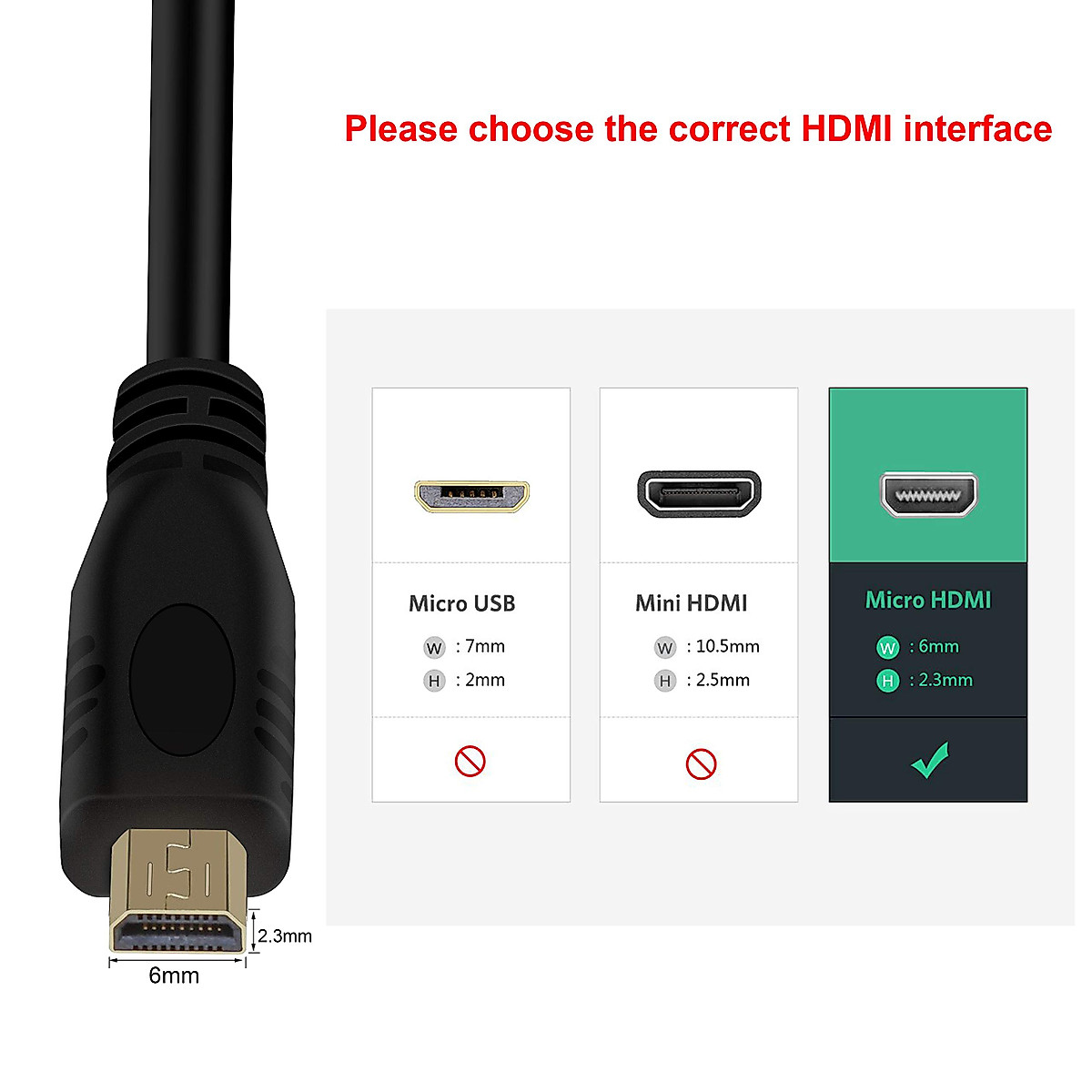 avedio Links Micro HDMI to VGA Adapter, Active Micro HDMI to VGA Video Converter with 3.5mm Stereo Audio, Micro HDMI to VGA Cable (Male to Female) Compatible with Laptop, Projector, HDTV