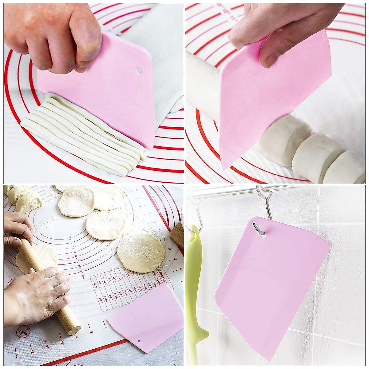 Silicone Pastry Mat Extra Large, 32" x 24" Non-stick Baking Mat with Measurement Kneading Board for Dough Rolling, Non-slip Counter Mat, Oven Liner, Fondant/Pie Crust Mat