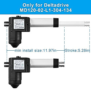 Fromann Limoss 450772 MD120-02-L1-304-134 for Power Recliner Lift Chairs Motor Actuator Replacement
