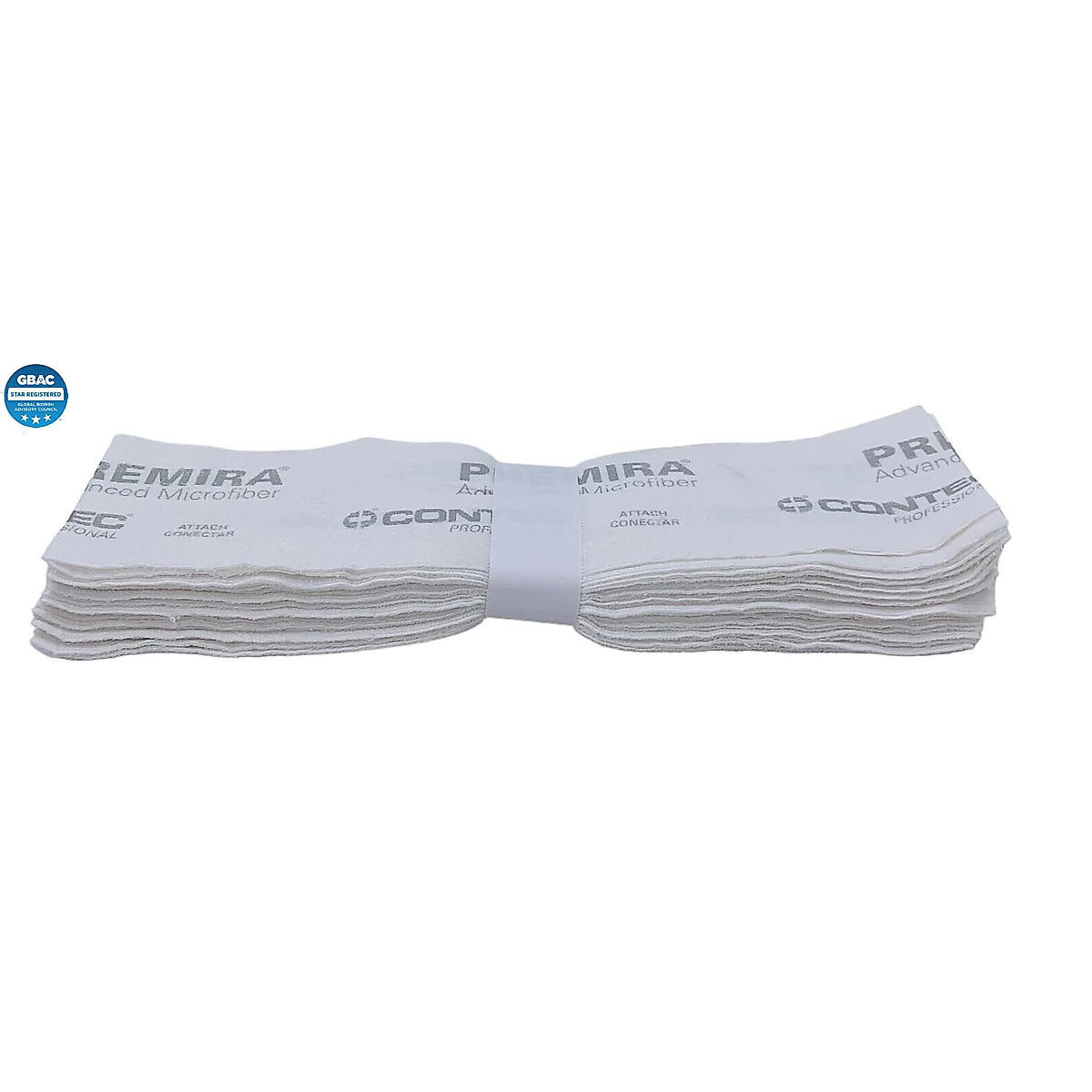 Laundry-Free Premira II Microfiber Pad, 5" x 19", 240 mops/case