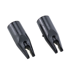 E-outstanding 25pcs Plastic Archery Arrow Nocks for ID 8mm Arrow Shaft Archery Accessory, 8x35mm