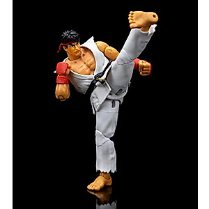 Jada Toys Street Fighter II 6" Ryu Action Figure, Toys for Kids and Adults
