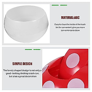 Mushroom Trash Can, Tiny Desktop Waste Garbage Bin, Mini Trash Can for Desk,Tiny Waste Basket