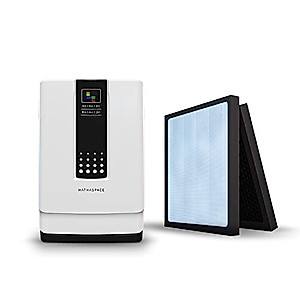HATHASPACE Smart Air Purifier for Home with Extra True HEPA Air Filter for Allergens, Pets, Smoke, Quiet Air Cleaner, Removes 99.9% of Dust, Pet Dander, Odors, Pollen - HSP001-700 Sq. Ft.