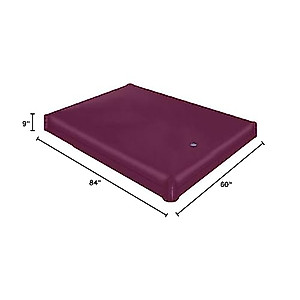 Genesis Series Free Flow Full Motion Hardside Waterbed Mattress by Innomax Queen (60x84)