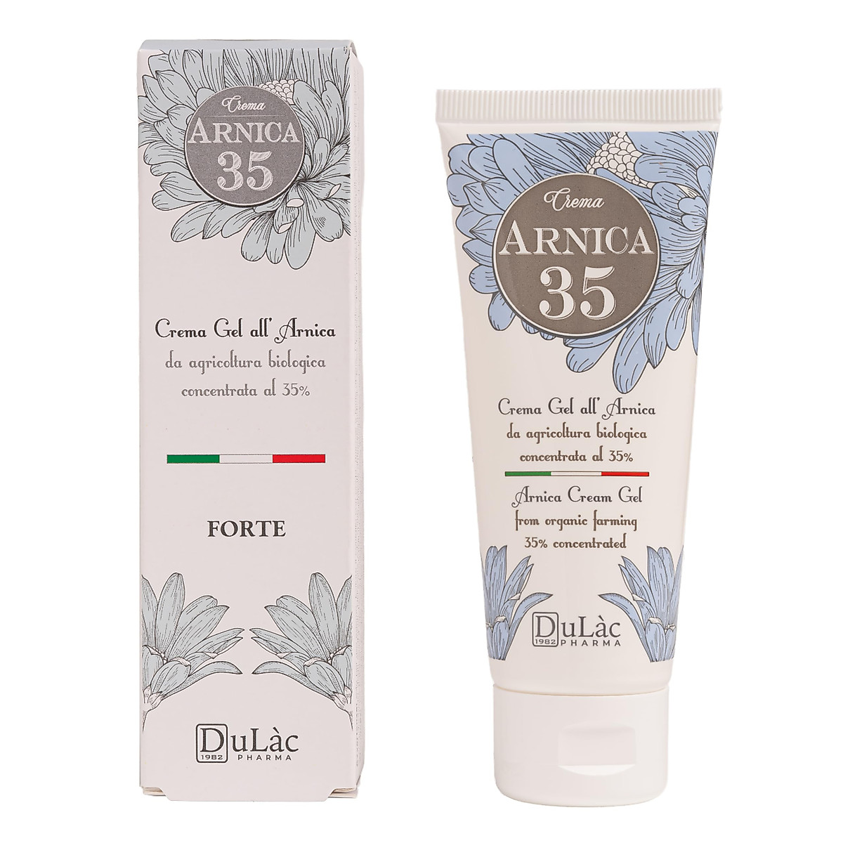 Dulàc - Arnica Cream 2.53 Fl Oz Rich in Organic Arnica Montana Extracts, Arnica Bruise Cream Extra Strength Also Ideal for Muscle and Joint Relief, Swelling and Edema