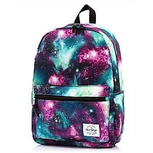 HotStyle TRENDYMAX Galaxy Backpack for School Girls, Boys & Kids, Green