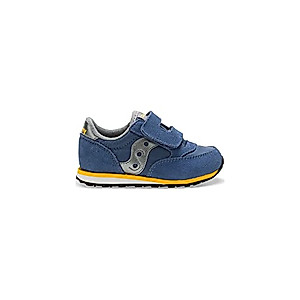 Saucony mens Baby Jazz Hook & Loop Sneaker, Blue/Grey, 10.5 US
