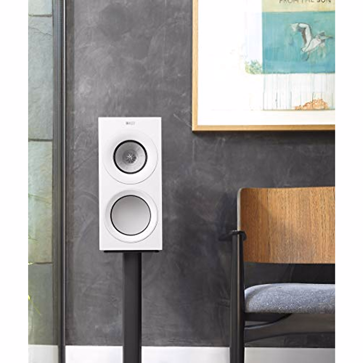 KEF R3 Standmound Speakers (Pair, Black)