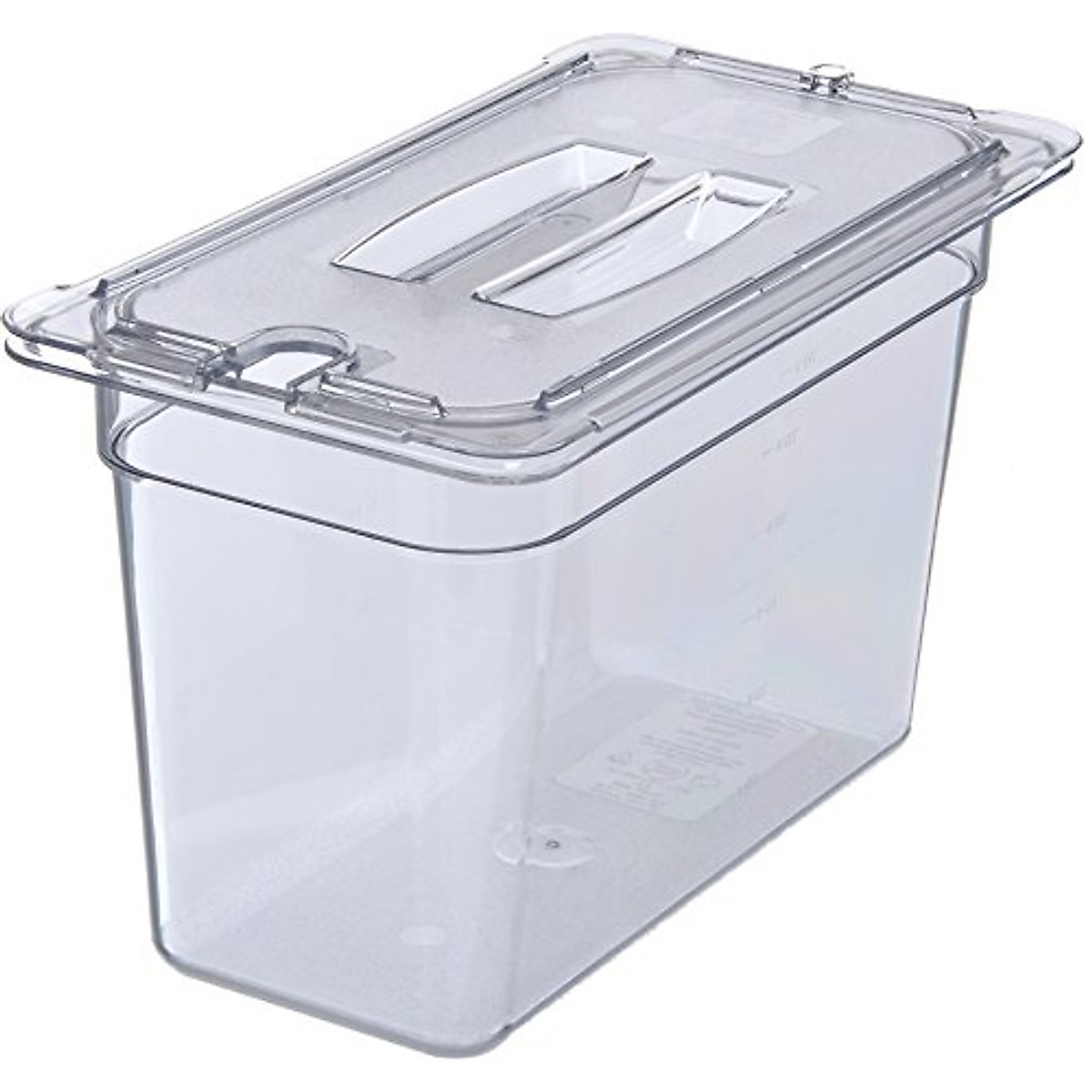 Carlisle FoodService Products Plastic Food Pan 1/3 Size 8 Inches Deep Clear