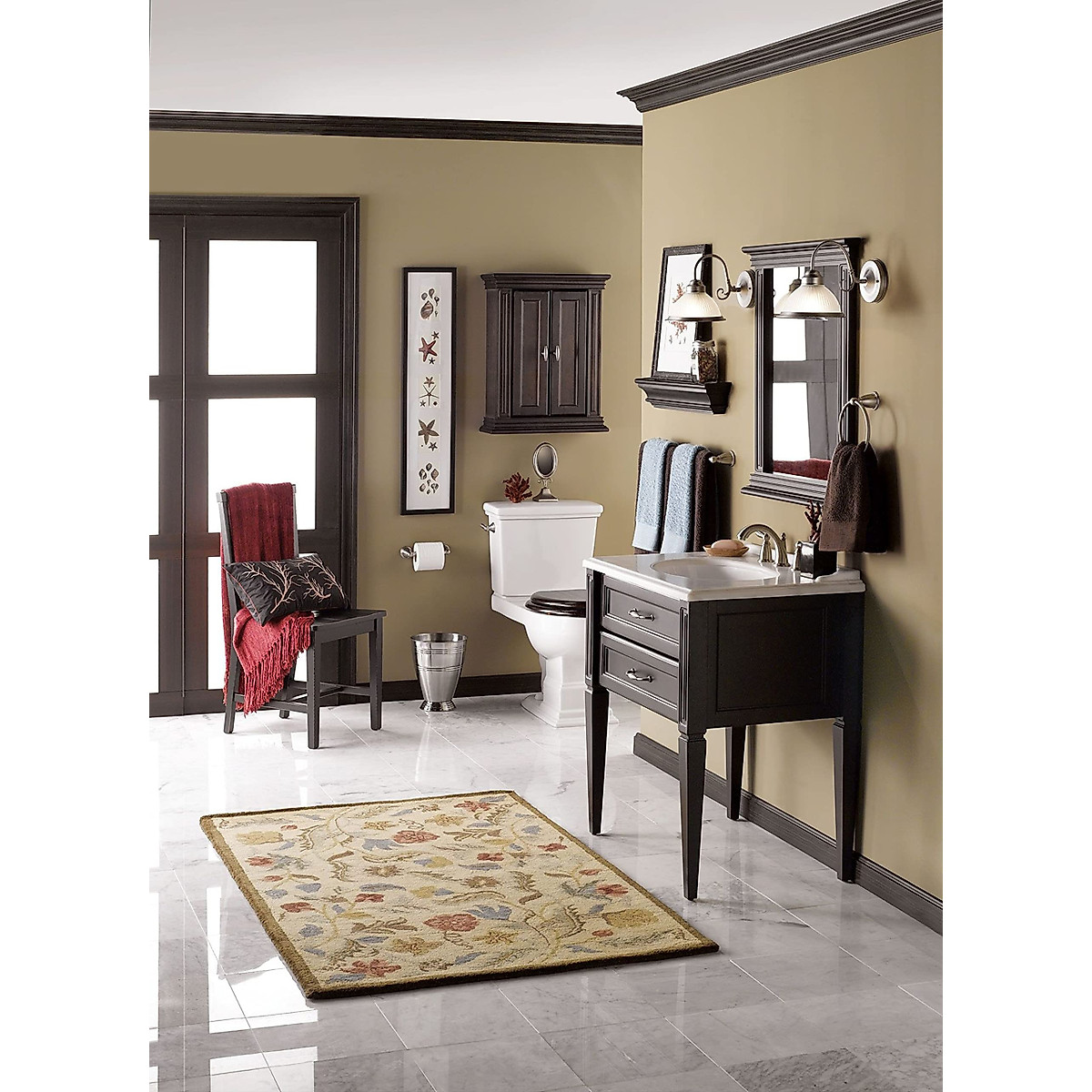 Moen Brantford Traditional Brushed Nickel Spring-Loaded Wall Mounted Toilet Paper Holder, YB2208BN