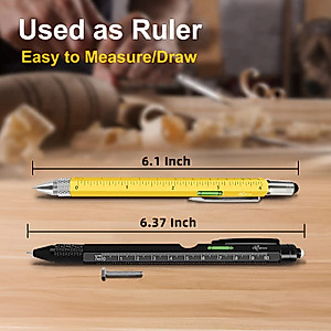 DECMIOX Gifts for Men Him Dad, Stocking Stuffers Gifts for Men 14 in 1 Multitool Pen, Christmas Gifts for Men, Cool Gadgets for Men, Multitool tool Birthday Gifts for Dad, Boy Friend, Husband, Grandpa