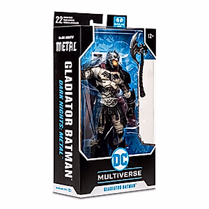 McFarlane Toys - DC Multiverse 7in - Gladiator Batman (Dark Metal)