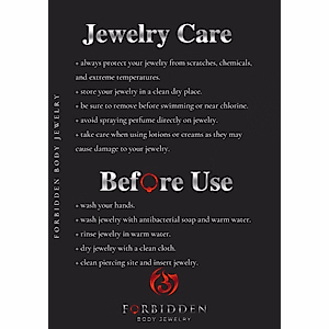 Forbidden Body Jewelry Clear Piercings, Clear Piercings for Work, 14G 19mm Hospital Grade PTFE Flexible Piercing Retainers for Pregnancy, MRI, Surgery & More (4mm Acrylic Balls), Sold as Pair