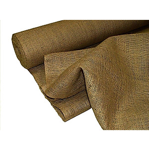 Mybecca 5 Yard 10 Oz Burlap Premium Natural Vintage Jute Fabric 40 Inches Wide Upholstery