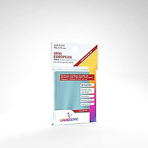 5 Packs Gamegenic Prime Board Game Sleeves 50ct Mini European Size Card Sleeves Value Bundle!