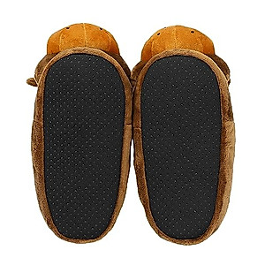 Five Nights At Freddy's 3D Freddy Head Youth Plush Slipper Socks-XL