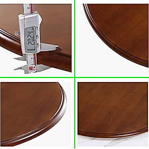 Wood Dining Table Turntable, Heavy Duty Lazy Susan, 24 Inch Home Rotating Plate, Smooth Service Tray