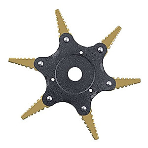 YARNOW Lawn Mower Blade 1PC Brush Cutter Blade Trimmer Heads Universal Trimmer Blade Balancer Metal Lawn Mower Grass Trimmer Blade