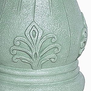 Alpine Corporation 12" Tall Indoor/Outdoor Roman Column Gazing Globe Display Stand