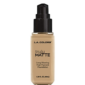 L.A. COLORS Truly Matte Foundation, Natural CLM352