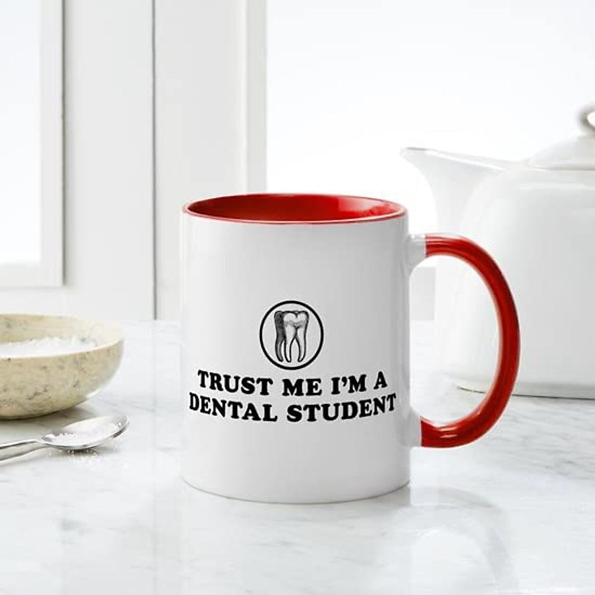 CafePress Trust Me I'm A Dental Student Mug Ceramic Coffee Mug, Tea Cup 11 oz