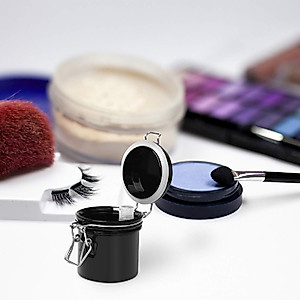 Vumdua Eyelash Glue Storage Tank, Activated Carbon Sealed Leak-proof Jar Container for Lash Extension Extension, Grafting Eyelash Supplies