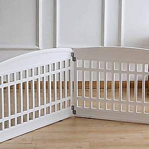 Lakanic 6 Panels Pet Fence Pen with Door Pet Dog Cat Puppy Playpen Small Animal Play Fence Pet Kennel Cage for Rabbits/Guineas/Dogs and Cats