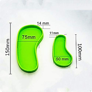 LSTCPGLAI 2 Pieces Tortoise Water Dish Reptile Water Dish Used for Tortoise Corn Snake Crawl Pet Eating and Drinking(Green)