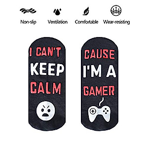 I'm Gaming Socks Novelty Gift Funny Christmas Stocking Stuffers For Game Christmas Gift