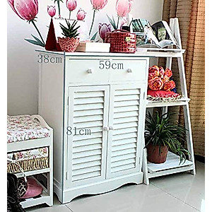 N/A Shoe Cabinets Shoe Rack Home Furniture Solid Wood Chaussure Country Style Shoe Shelf Sale