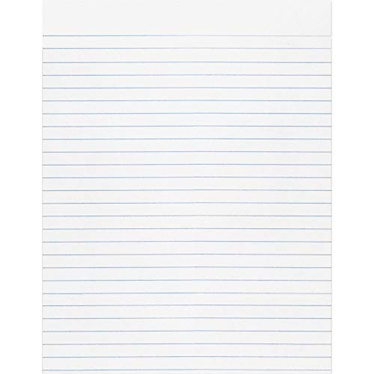 Pacon Composition Paper, 8.5 X 11, Wide/legal Rule, 500/pack,White