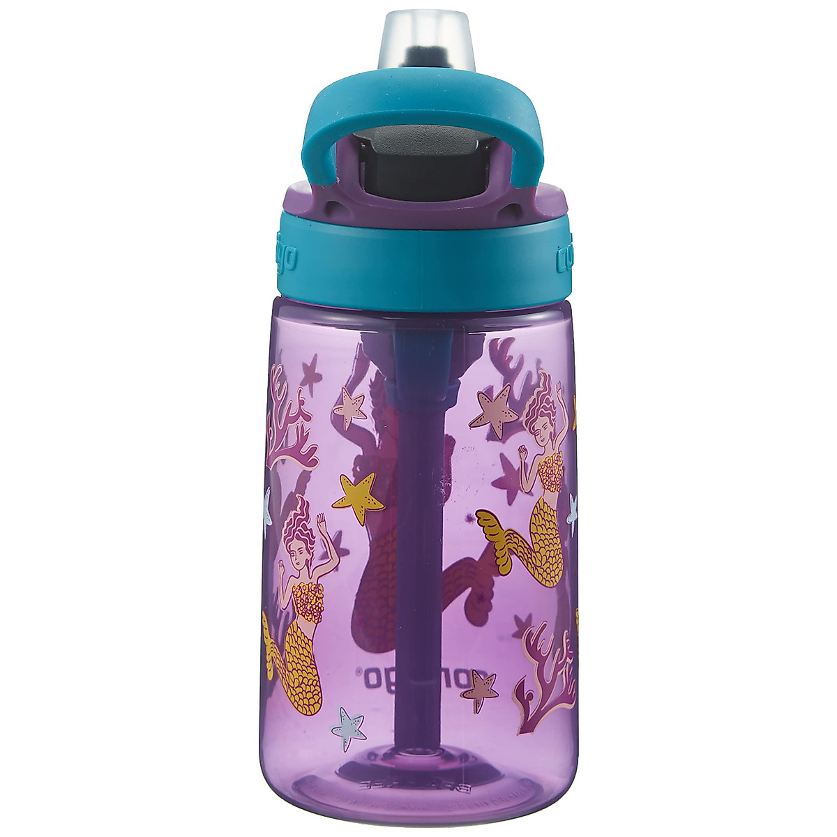 Contigo Kids’ Easy-Clean AUTOSPOUT Straw Water Bottle; BPA-free, robust water bottle; 100% leak-proof; easy-clean; ideal for daycare, preschool, school and sports; 14 oz