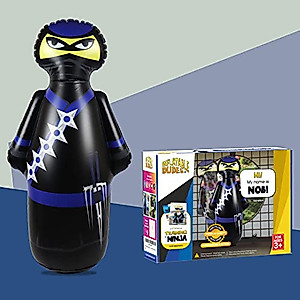 INFLATABLE DUDES Ninja (Nobi) 47 Inches -Kids Punching Bag | Already Filled with Sand| Bop Bag | Inflatable Toy | Boxing - Premium Vinyl- | Bounce-Back Action! | Indoor Outdoor -Play Therapy