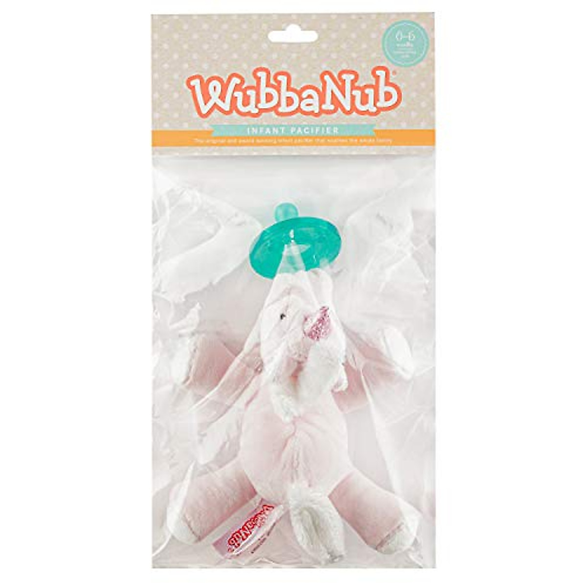 WubbaNub Infant Pacifier - Star The Pink Unicorn