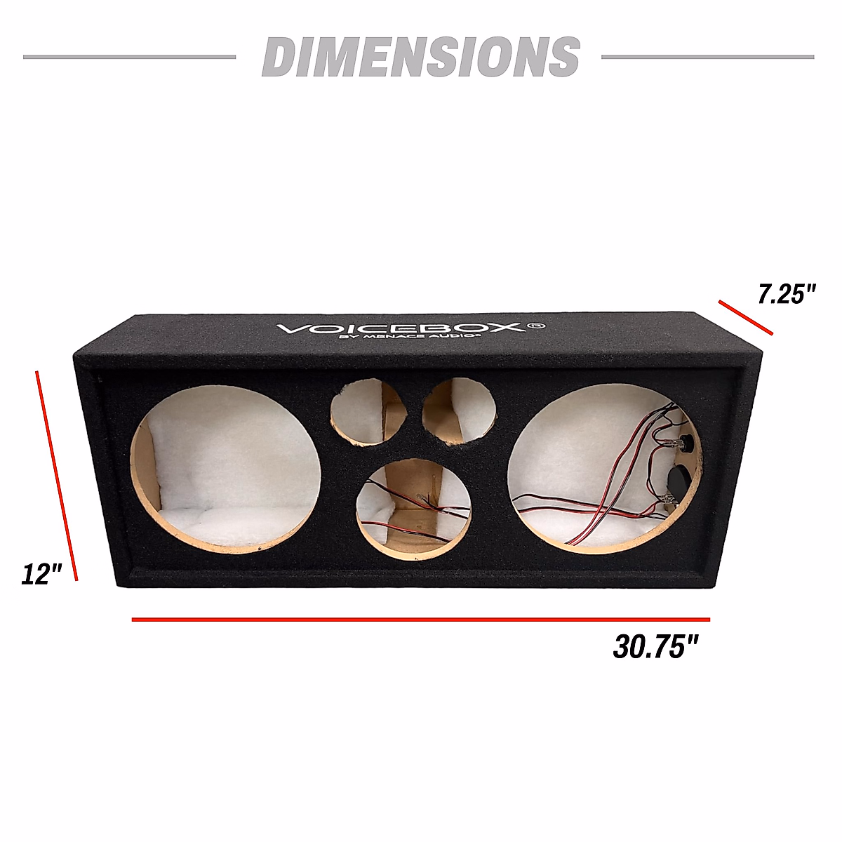 MENACE AUDIO VOICEBOX® 10" Midrange Speaker Box - (MA-VB103E)