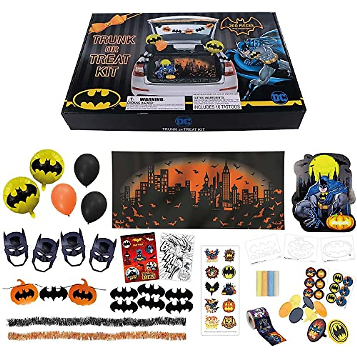 Batman Trunk or Treat Kit