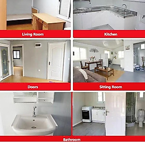 SalQam Container Homes 20ft and 40ft Portable Prefabricated Tiny Home, Mobile Expandable Prefab House for Garden,Warehouse,Storage,Vacation Houses,Office Spaces with Restroom Easy Assemble.