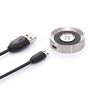 MyKronoz ZeTime Original Hybrid Smartwatch 39mm with Mechanical Hands Over a Color Touch Screen – Brushed Silver/Black Silicon Flat - New Never Opened Box (Renewed)