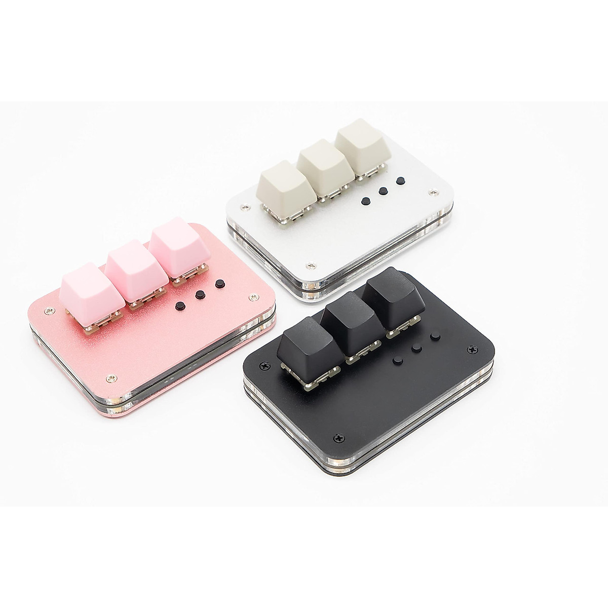 Momokai Tap Trio - 3 Key Mechanical Hot-swappable Macropad (Black)