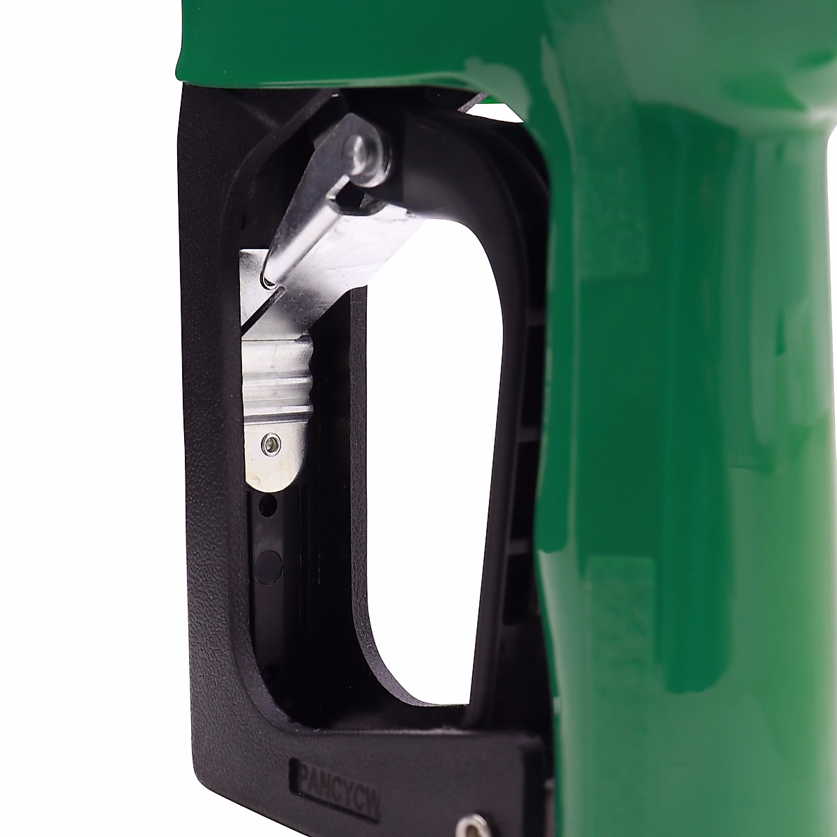 PANCYCW Green 3/4" NPT Automatic Fuel Nozzle Auto Shut Off Nozzle Gas Pump Nozzle Max Flow Rate 16 GPM With 3-Notch Hold Open Clip13/16"Spout Used for Gasoline Oil, Kerosene Biodiesel