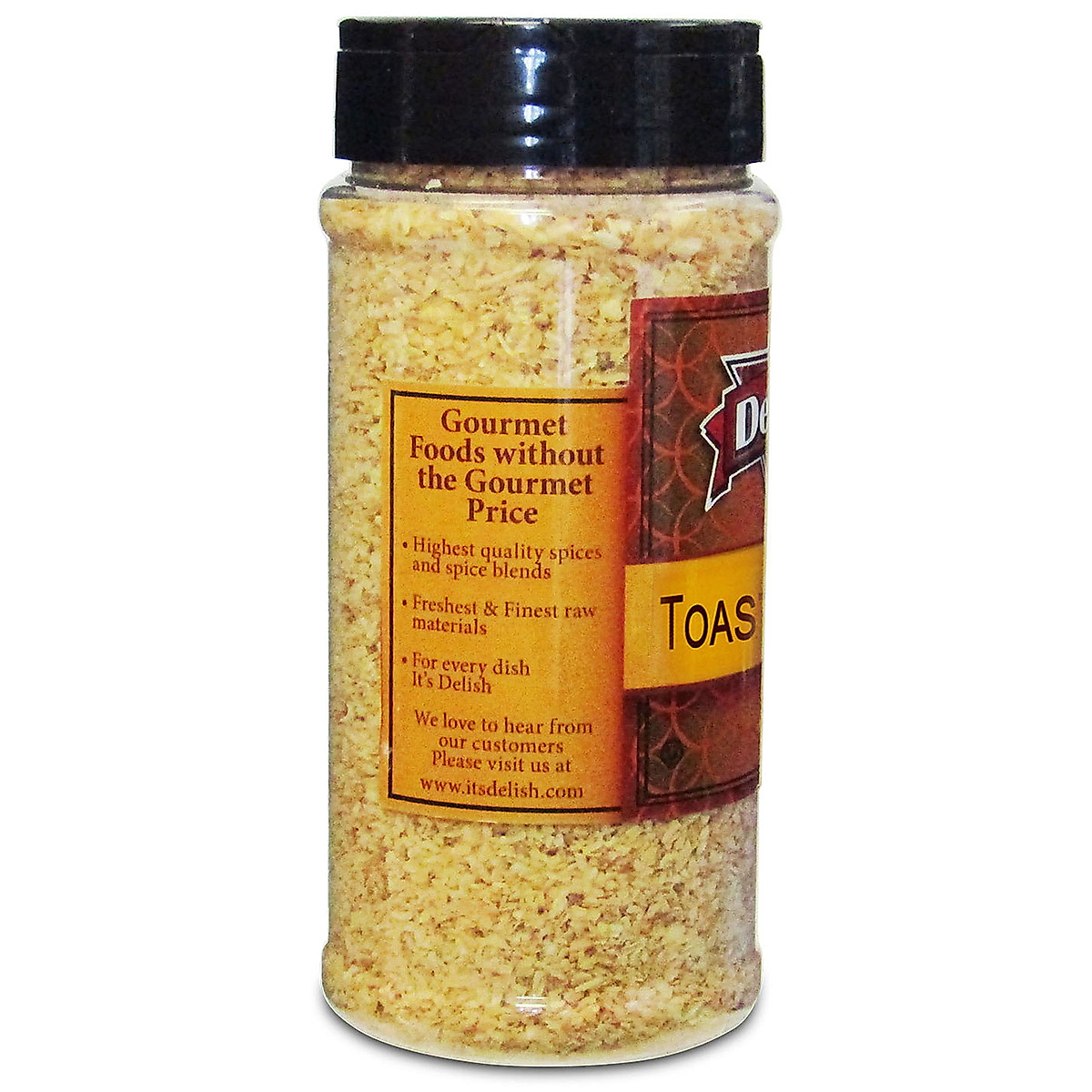 Gourmet Toasted Minced Onion by It’s Delish, Medium Jar 7 OZ –Freshly Packed Roasted Chopped Onion for Cooking, Baking, Seasoning– No Preservatives, No artificial Flavor Added, Certified Kosher, Vegan