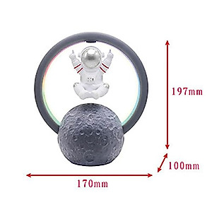 PRIZOM Bluetooth Speaker Subwoofer Sound Box Portable Plastic with Led Light Support USB TF Card for Office Outdoor Home Player