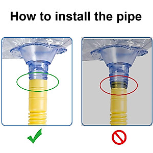 WOMACO Split Air Conditioner Cleaning Cover Cleaning kit Wall Mounted Air Conditioning Cleaner Kit Dust Washing Clean Bag Aircon Wash Bag Waterproof with Drain Outlet and Support Plates (Medium)