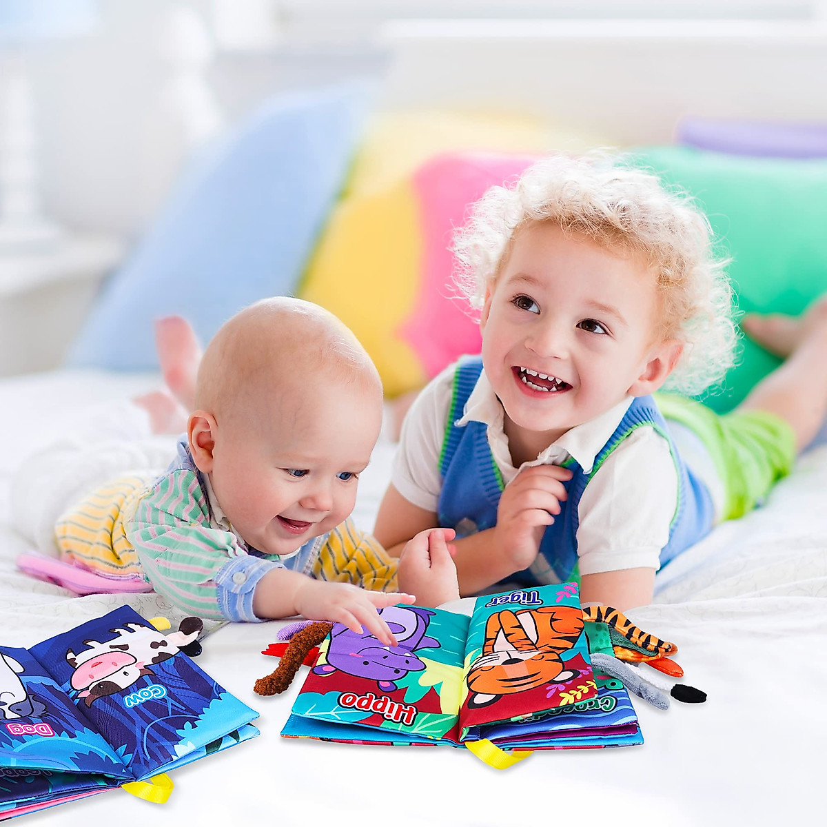 Soft Alphabet Baby Cloth Cards for Toddlers, 26pcs Letter Early Educational Flash Cards with Storage Bag, ABC Learning Cards Babies Infants Toys, Best Gifts for 3+ Years Old Boys Girls