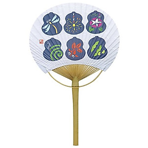 Shikoku Group Fan Fan Gourd Approx. 9.1 x 14.6 inches (23 x 37