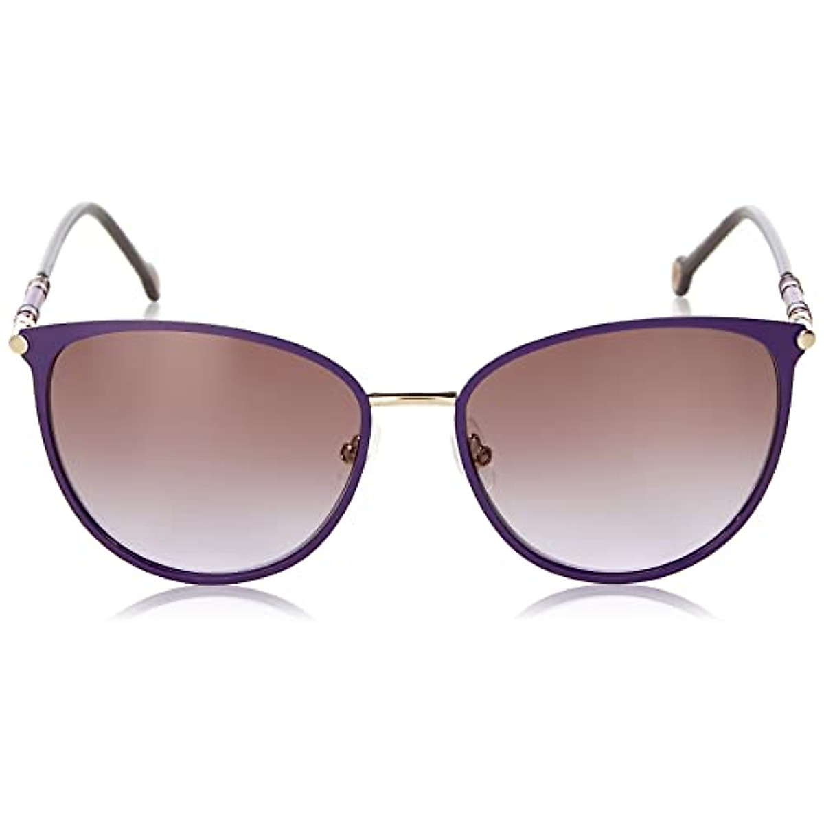 Carolina Herrera Brown SH Violet Butterfly Ladies Sunglasses CH 0029/S 0S9E QR 60