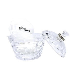 Tryst Footed Powder Jar with Dusting Silk