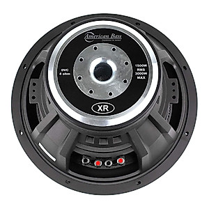 2 Pack XR Series 15" Subwoofer 3000 Watts Max DVC 4 Ohm American Bass XR-15D4