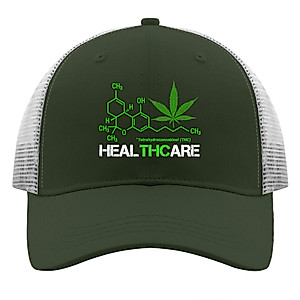 Weed Cannabis 420 Dad Hats THC Healthcare Baseball Caps, Vintage Dad Hat for Women